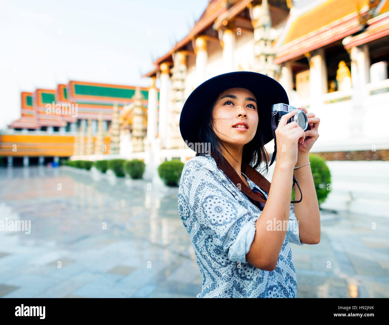 Photographer Travel Sightseeing Wander Hobby Recreation Concept Stock ...