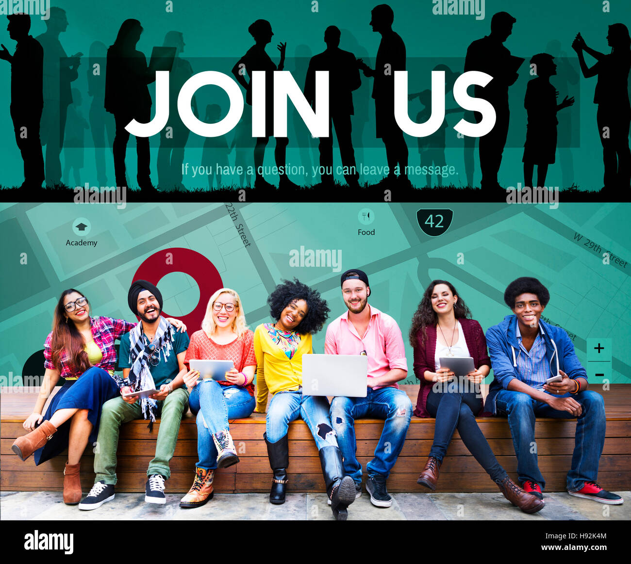 Join Us Application Company Hiring Concept Stock Photo - Alamy