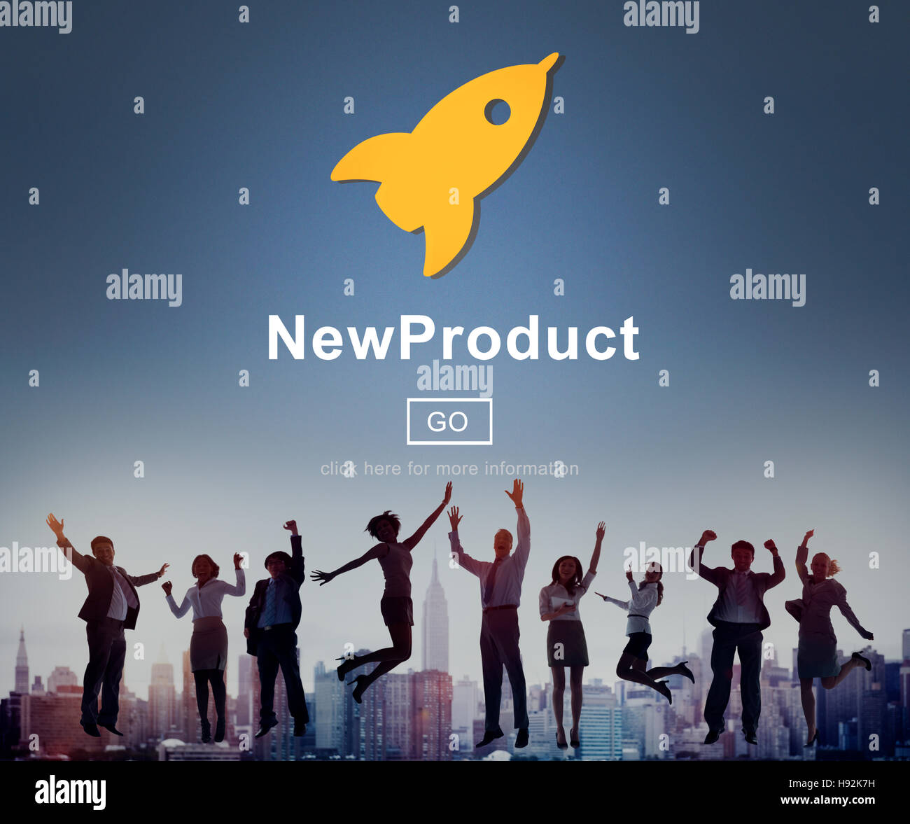 New Product Launch Marketing Commercial Innovation Concept Stock Photo ...