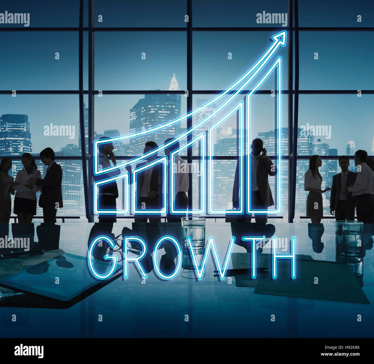 Strategy Progress Economy Growth Concept Stock Photo - Alamy