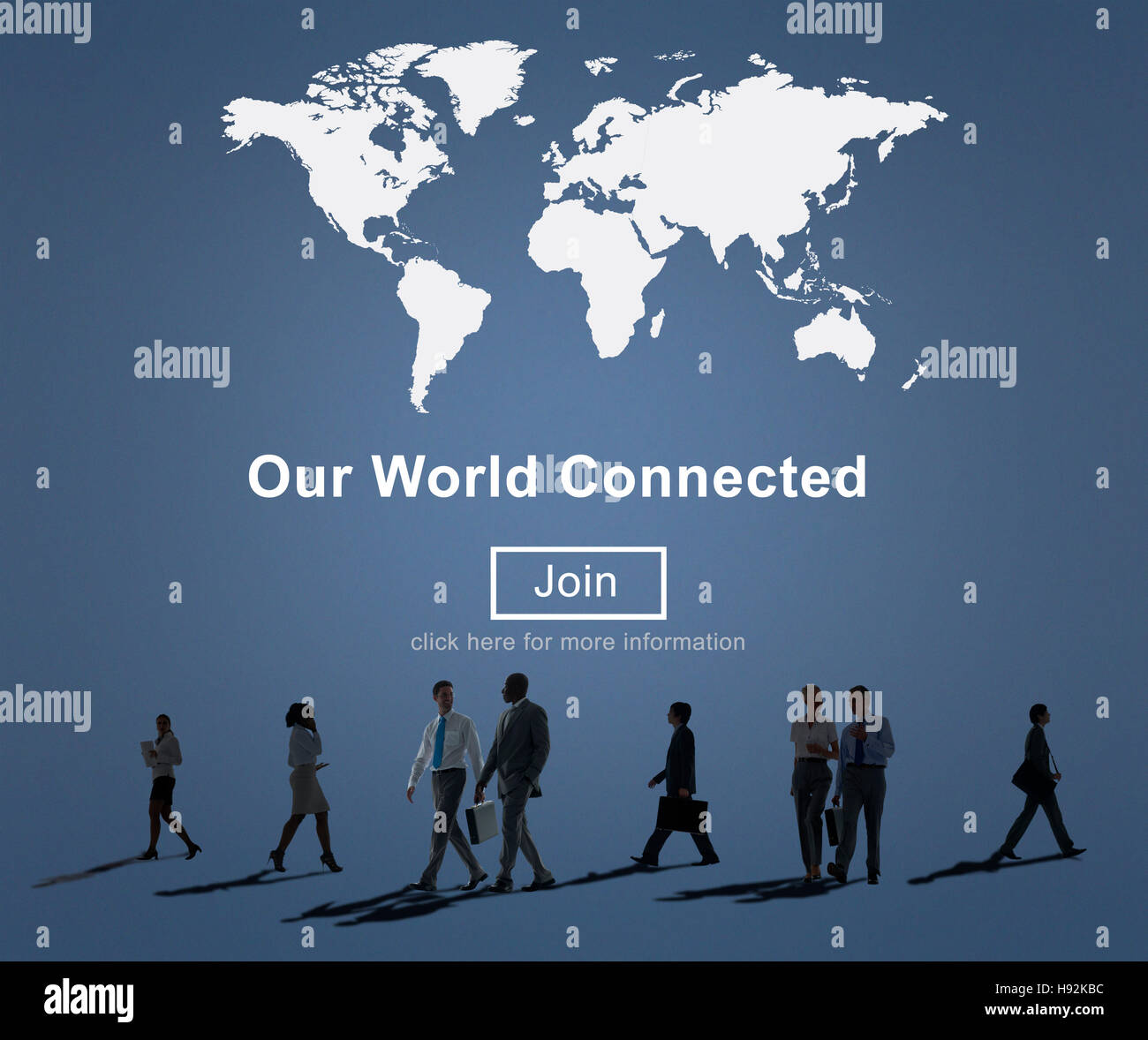 Our World Connected Social Networking Interconnection Concept Stock ...