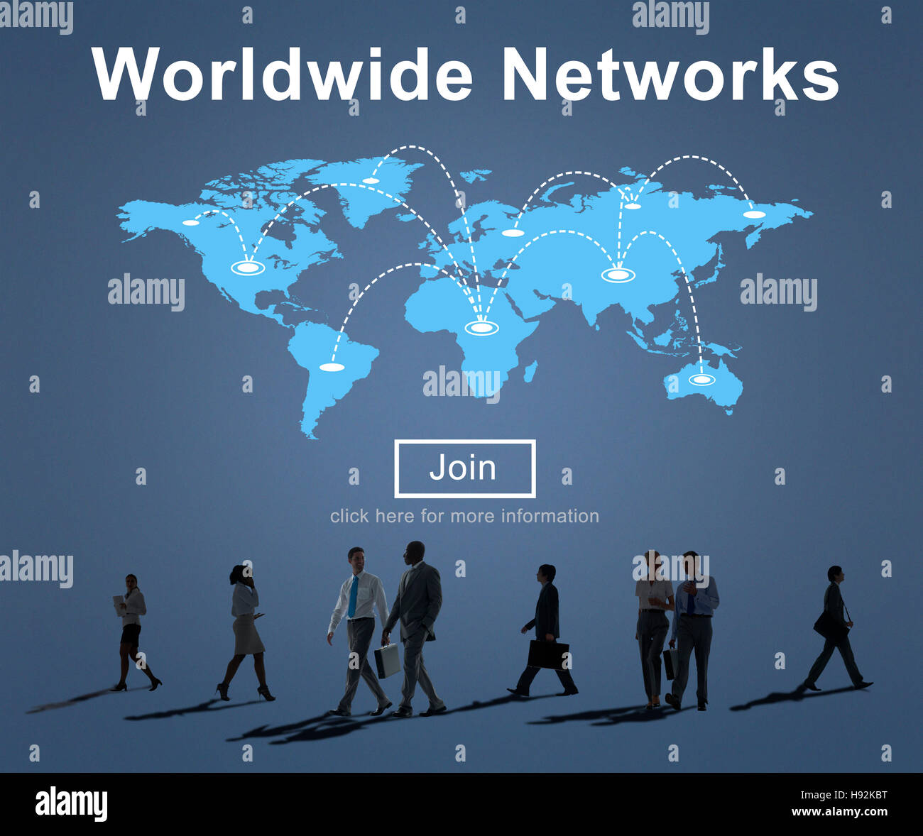Worldwide Networks Global International Unity Concept Stock Photo - Alamy
