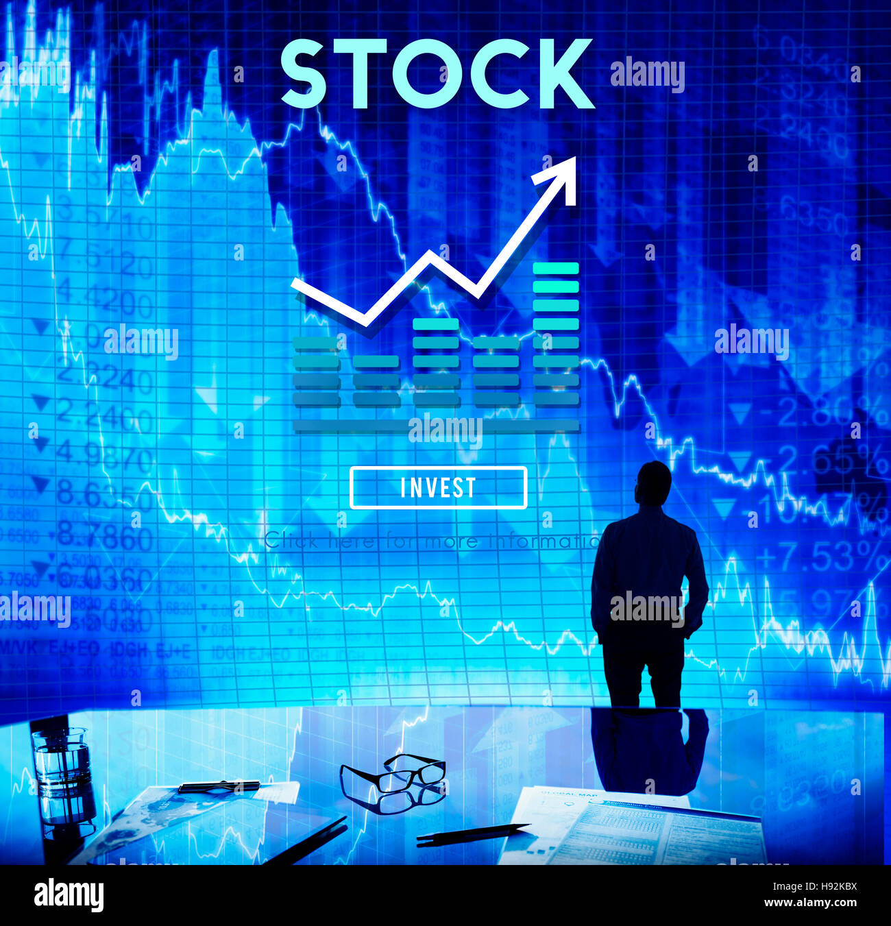 Stock Finance Business Banking Forex Money Concept Stock Photo - Alamy