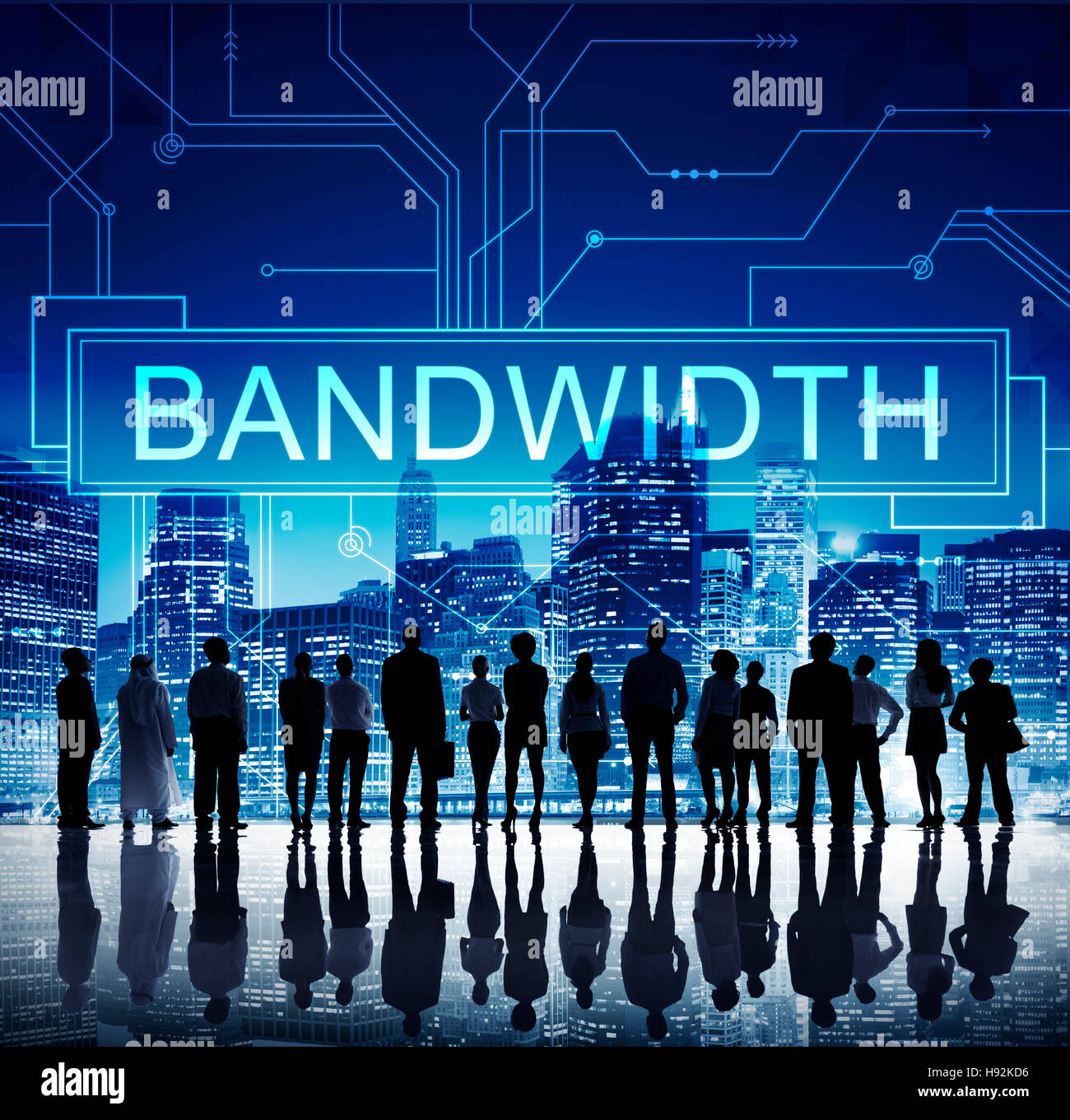 Bandwidth Internet Online Connection Technology Concept Stock Photo - Alamy