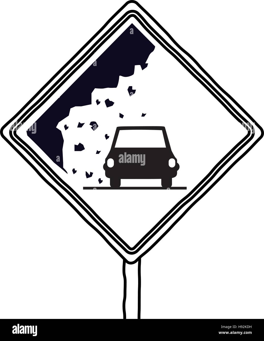 car road sign icon. Street information warning and guide theme ...