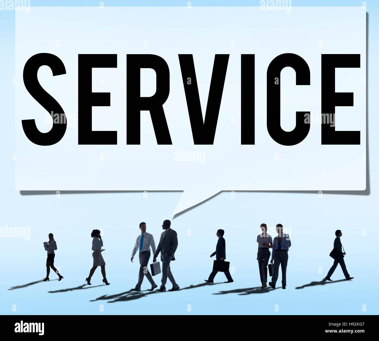 Service Support Delivery Assistance Care Concept Stock Photo - Alamy