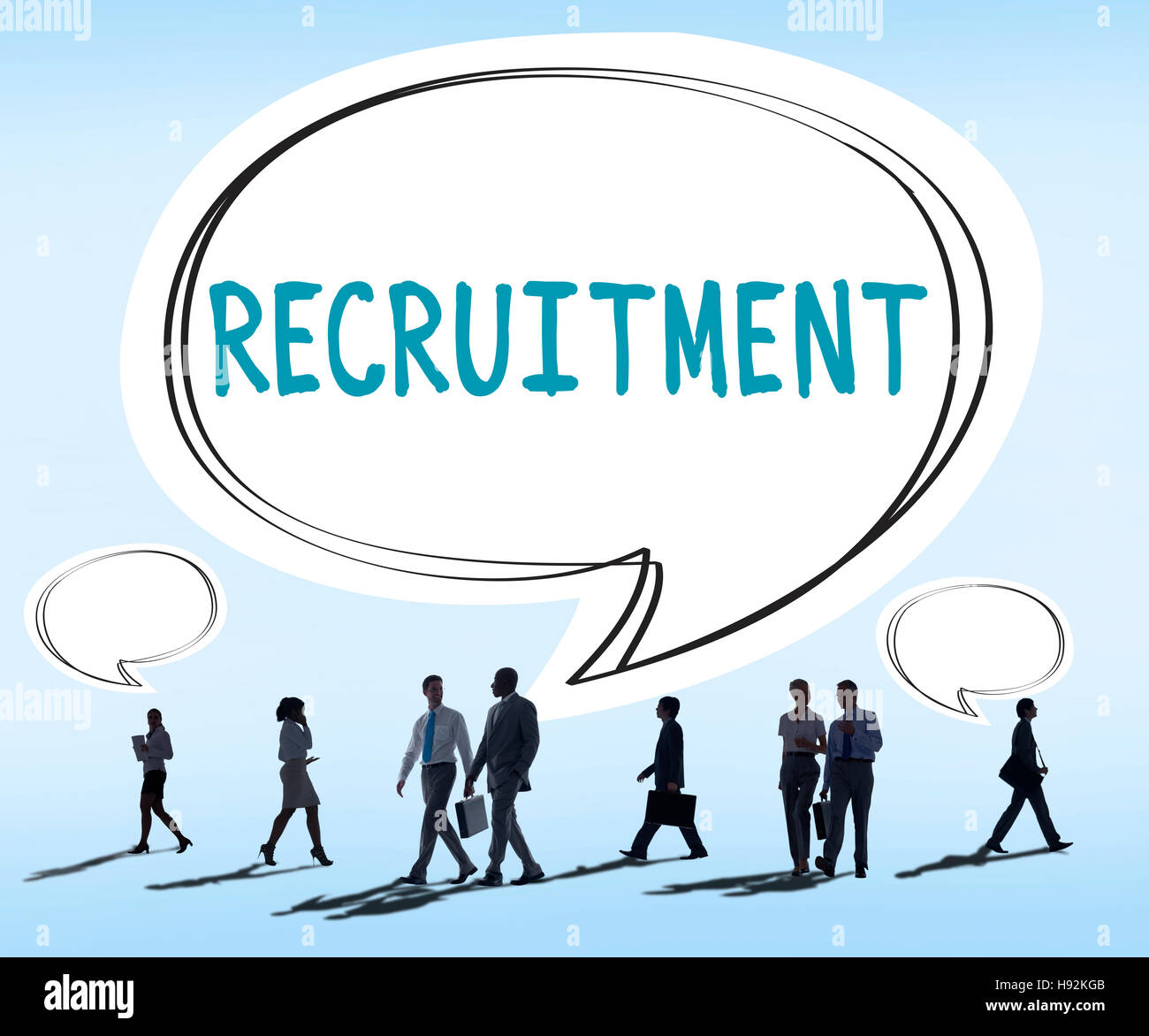 Recruitment Employment Hiring Human Resource Concept Stock Photo - Alamy