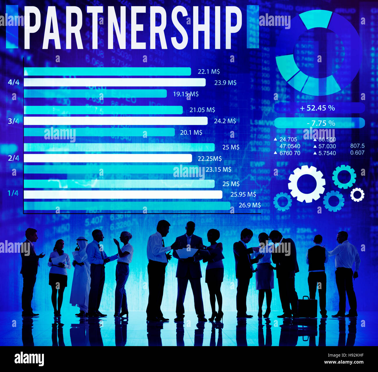 Partnership Partner Team Teamwork Organization Concept Stock Photo - Alamy