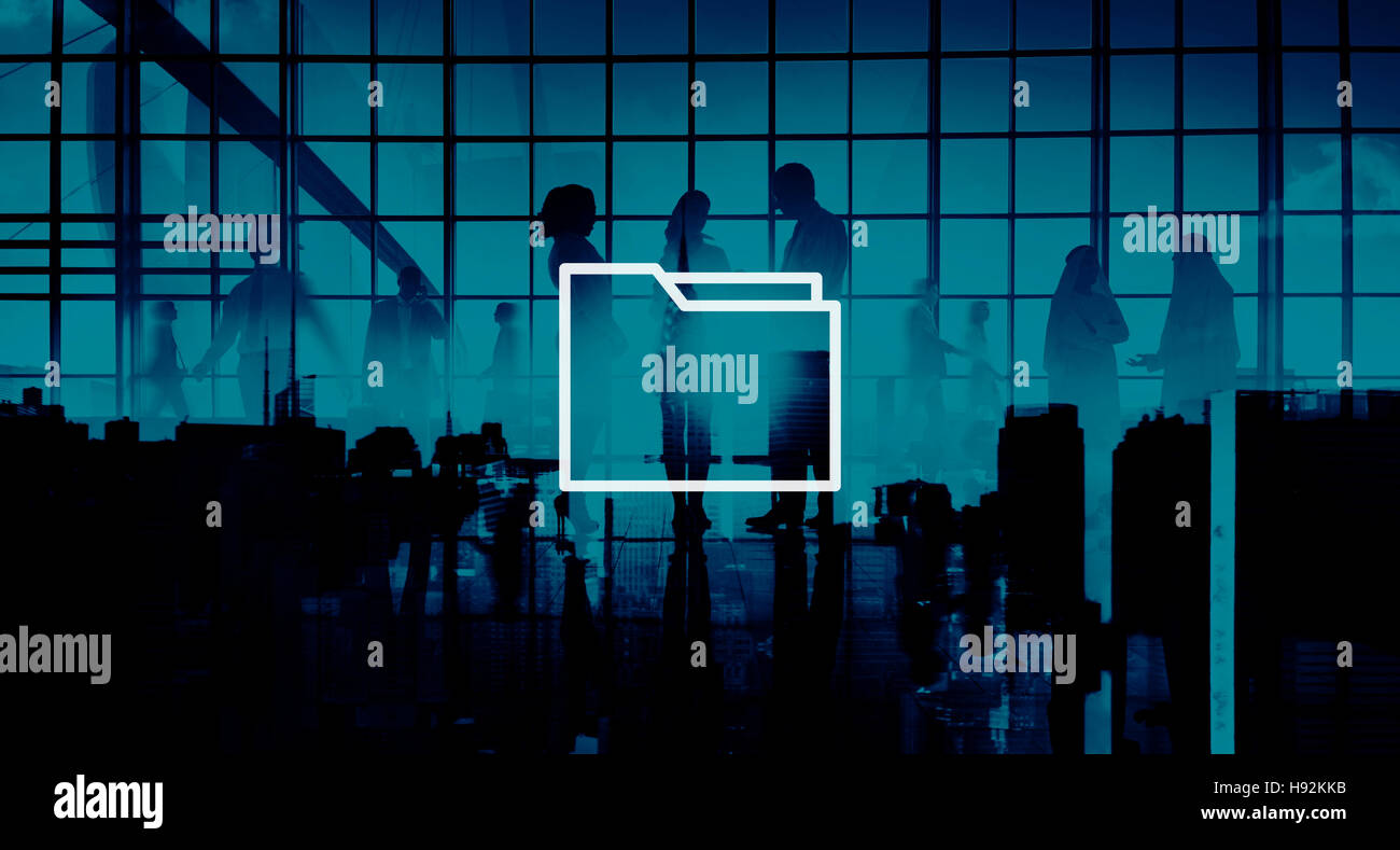 Folder Storage Files Organization Document Data Concept Stock Photo - Alamy