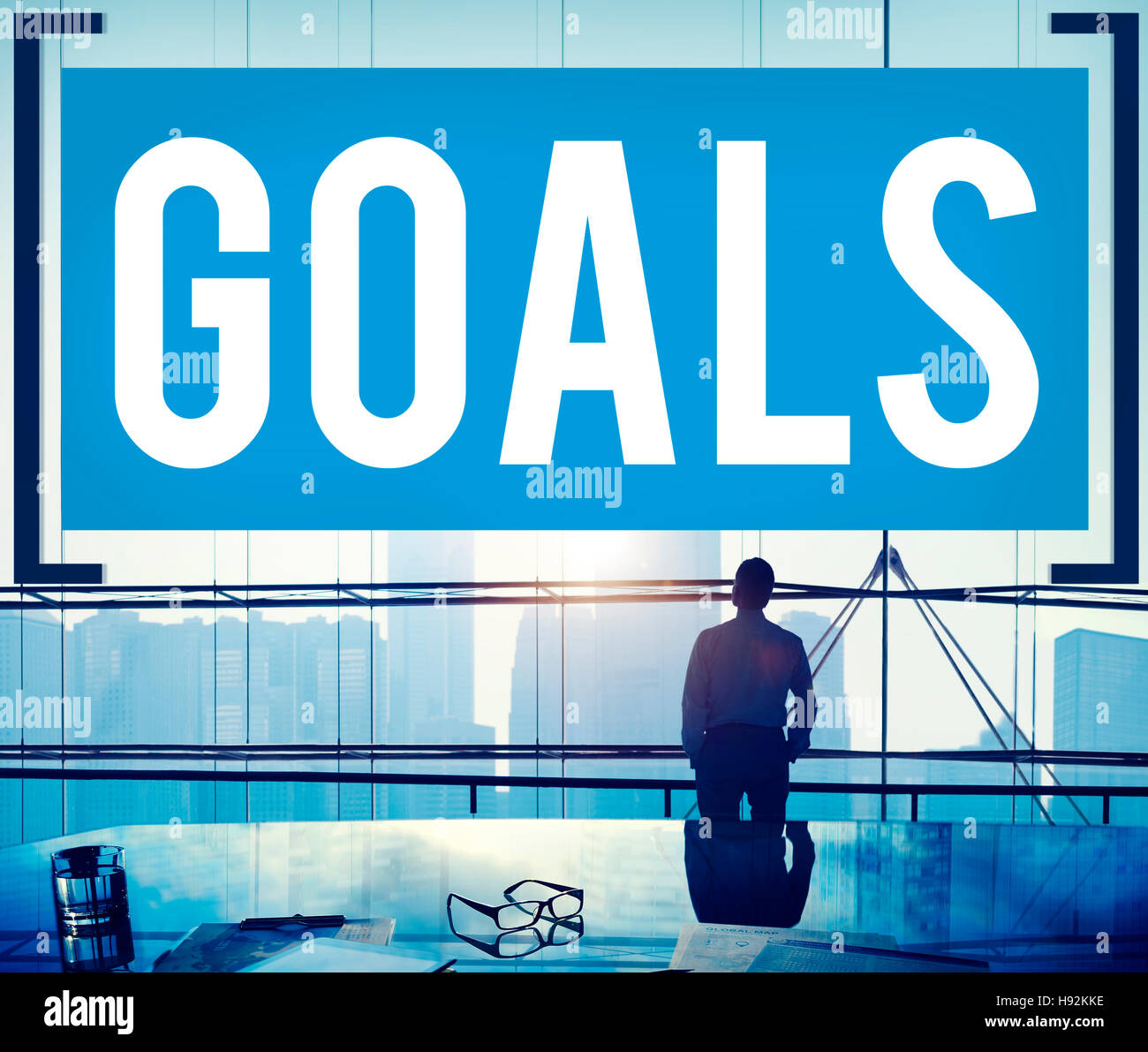 Goals Aim Aspiration Motivation Target Vision Concept Stock Photo - Alamy