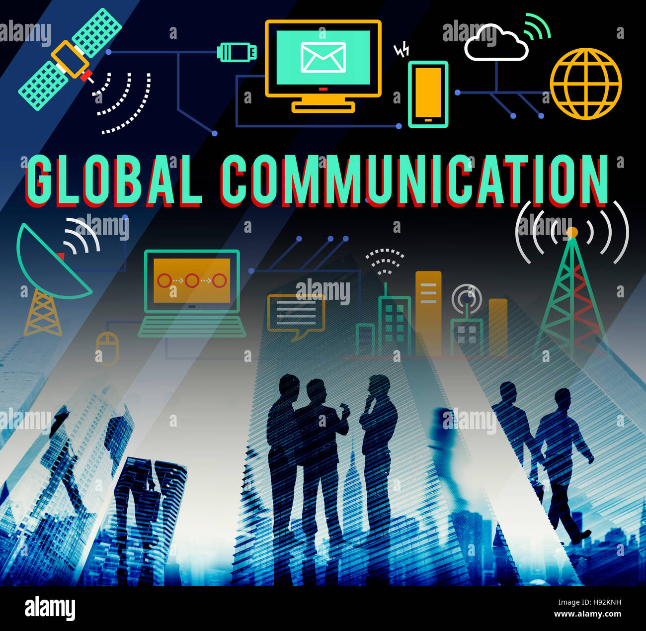 Global Communication Information Transfer Technology Concept Stock ...