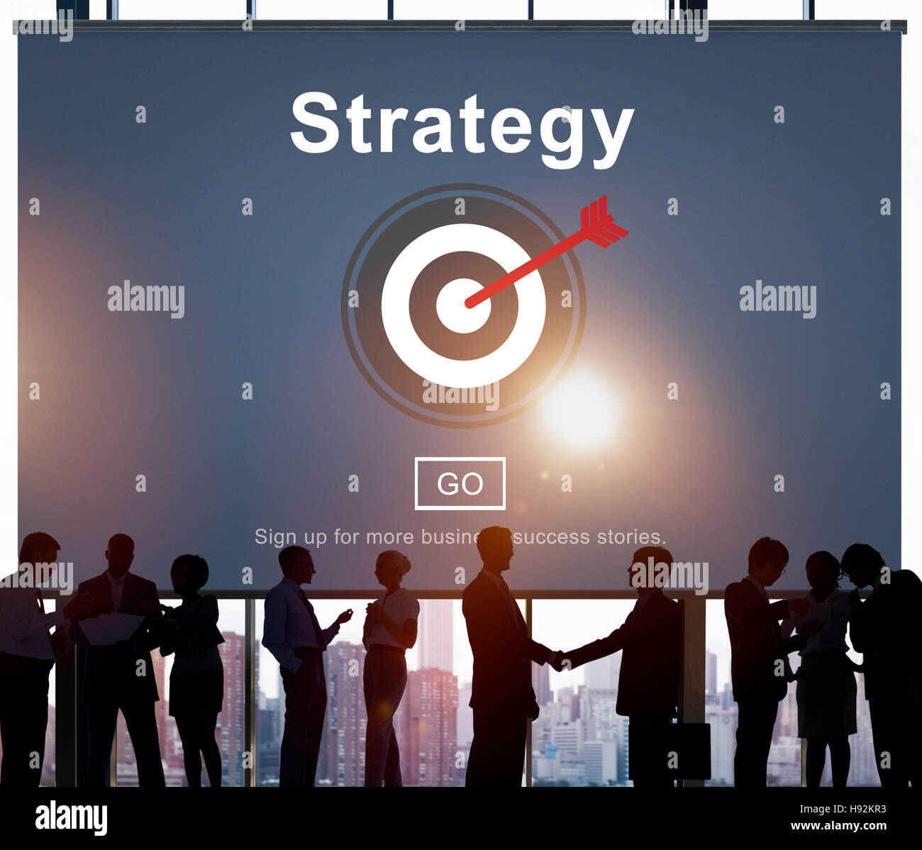Strategy Analysis Mission Goals Strategic Concept Stock Photo - Alamy