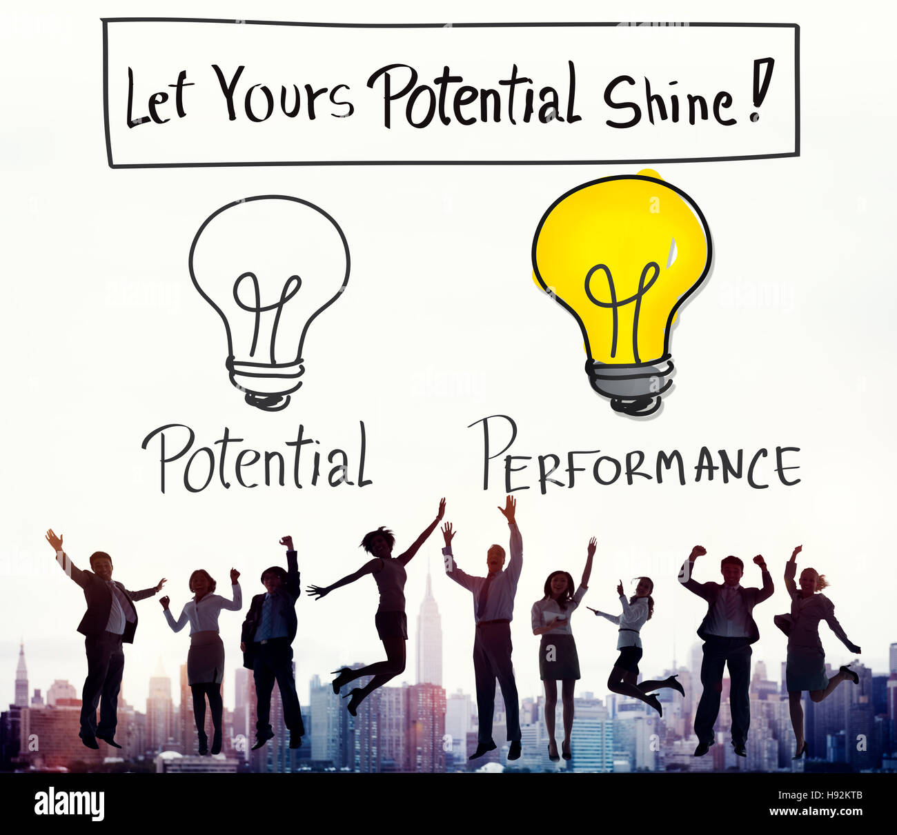 Potential Performance Capacity Motivation Skill Concept Stock Photo - Alamy