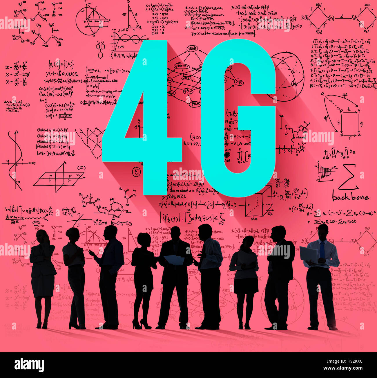 4G Connection Technology Internet Network Concept Stock Photo - Alamy