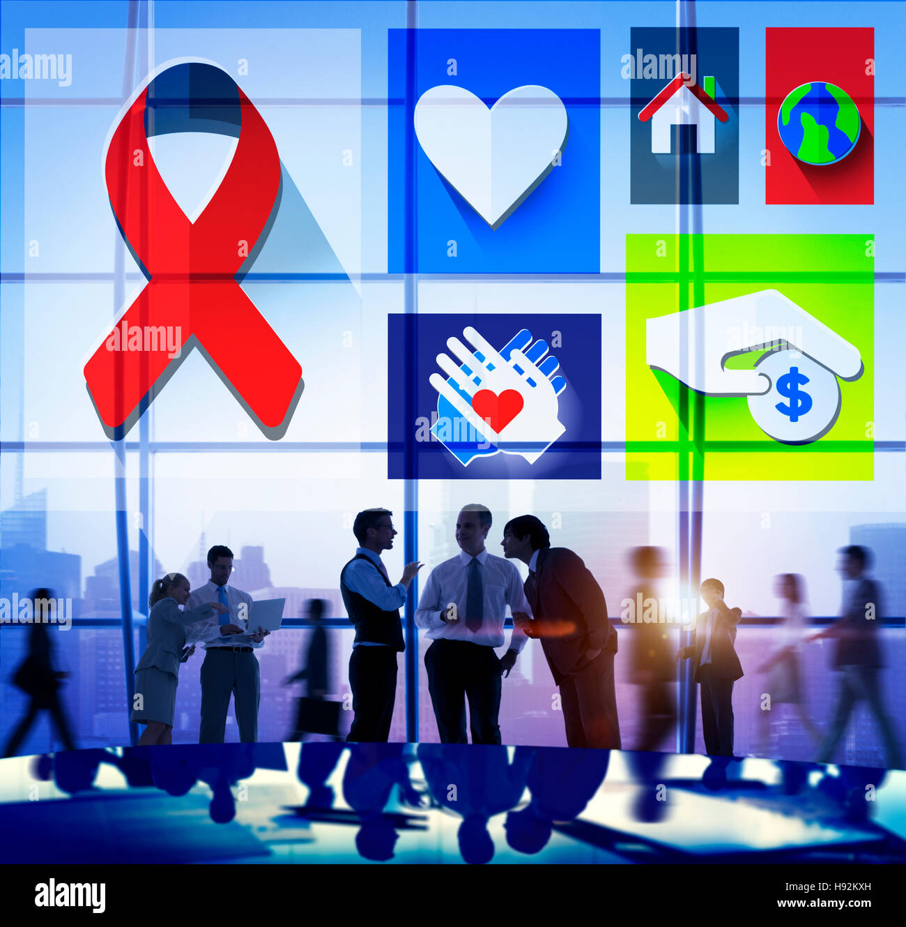 Charity Donation Giving Helping Volunteer Concept Stock Photo - Alamy