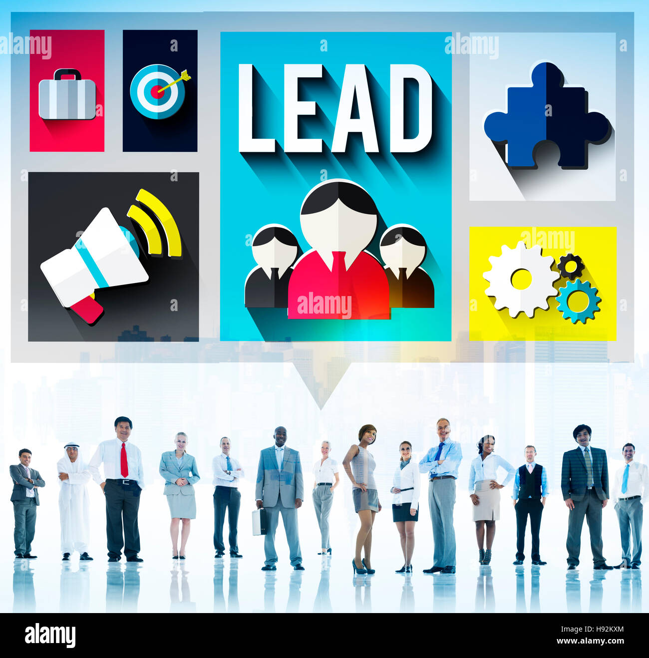 Lead Leadership Management Mentor Boss Concept Stock Photo - Alamy