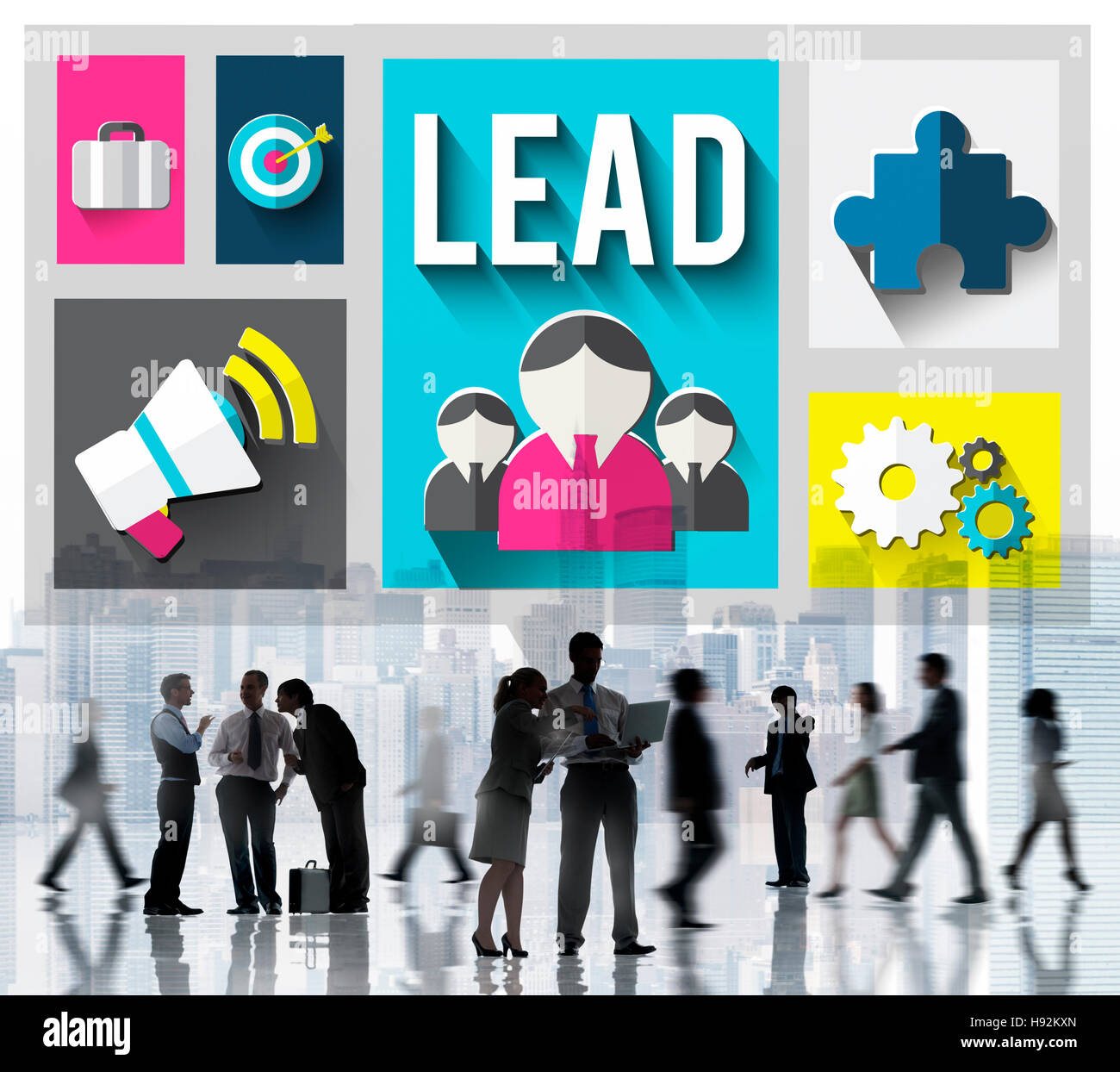 Lead Leadership Management Mentor Boss Concept Stock Photo - Alamy