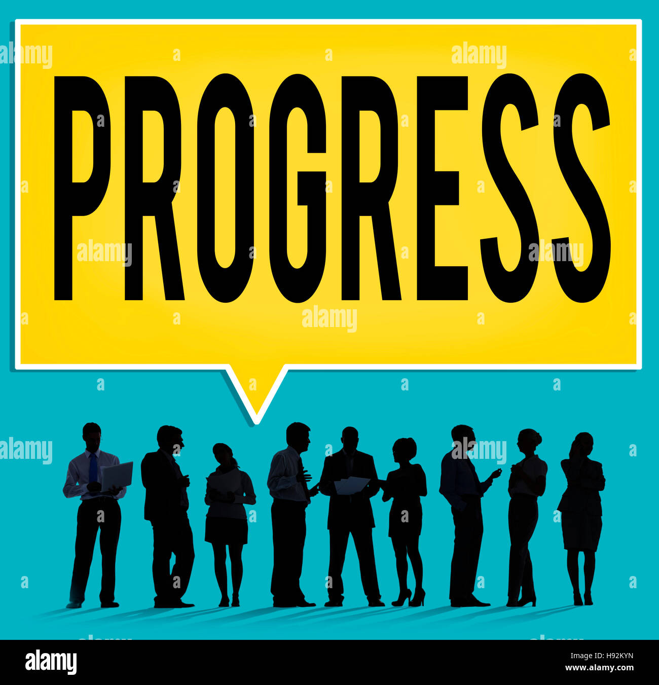 Progress Innovation Vision Improvement Innovation Concept Stock Photo ...