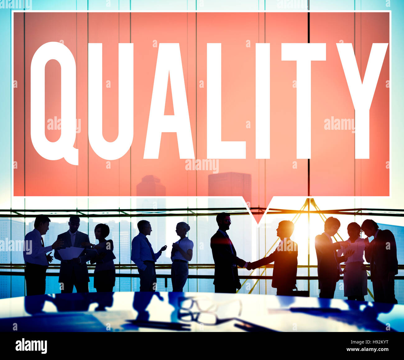 Quality Guarantee Grade Excellence Level Concept Stock Photo - Alamy