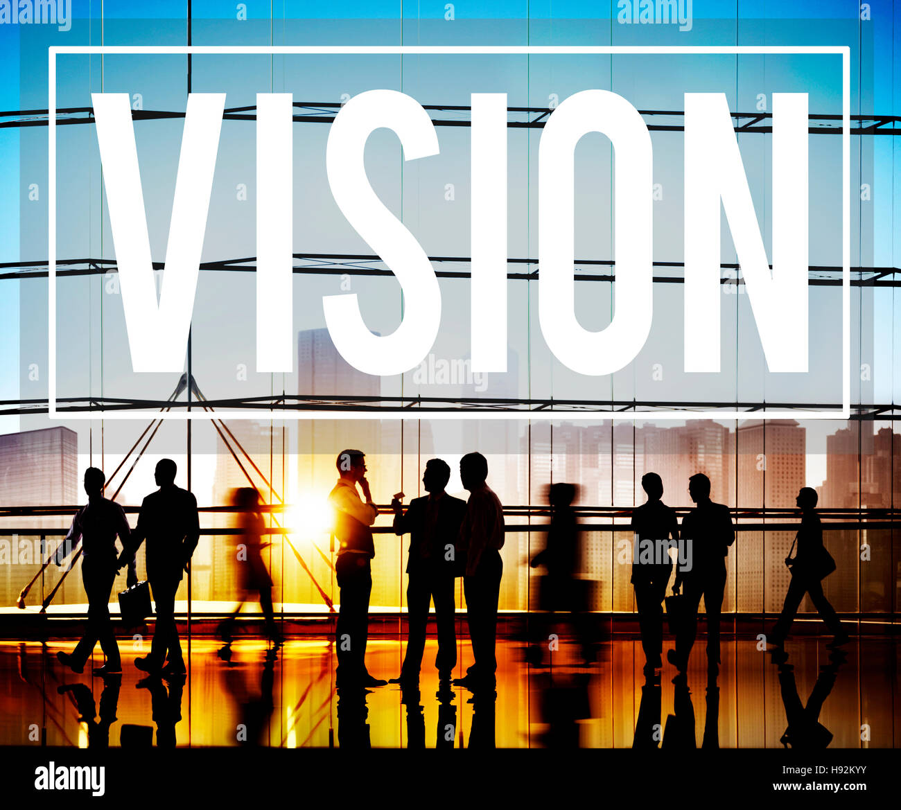 Vision Strategy Palnning Target Direction Concept Stock Photo - Alamy