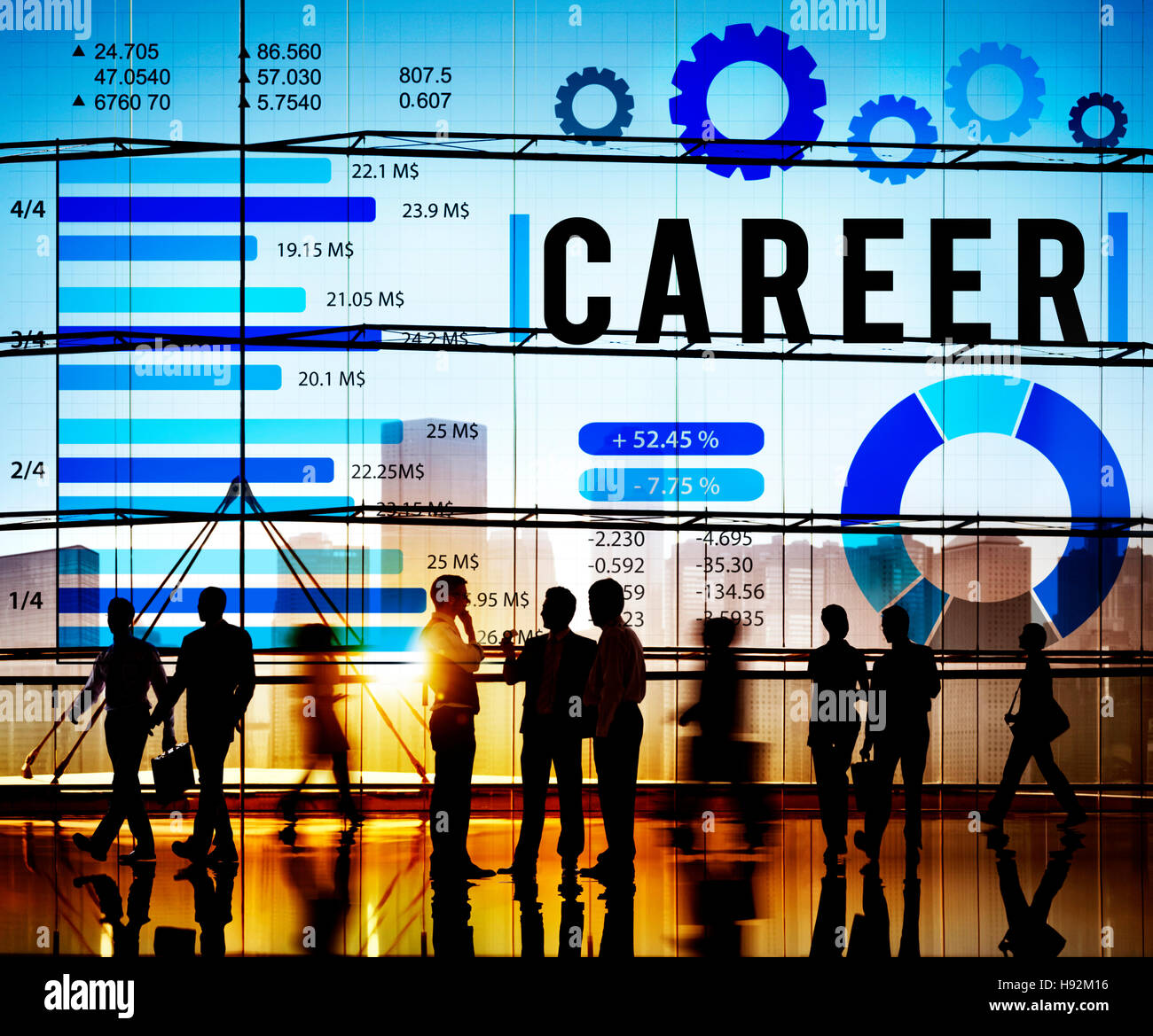 Job Career Occupation Working Concept Stock Photo - Alamy