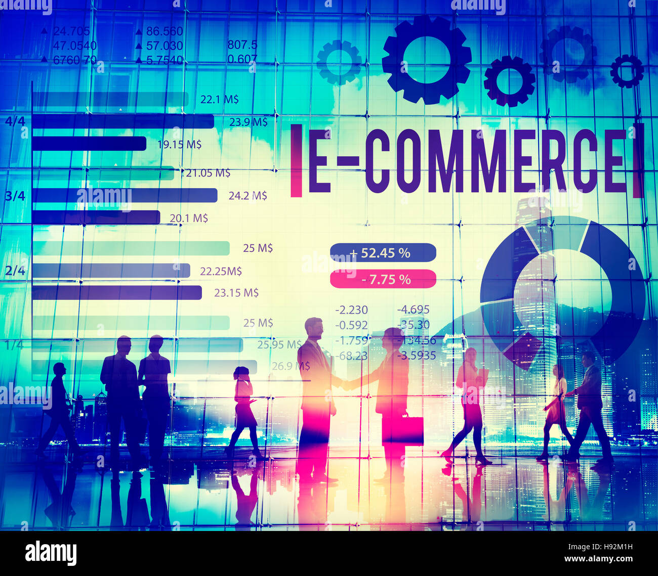 E-Commerce Online Marketing Strategy Corporate Concept Stock Photo - Alamy