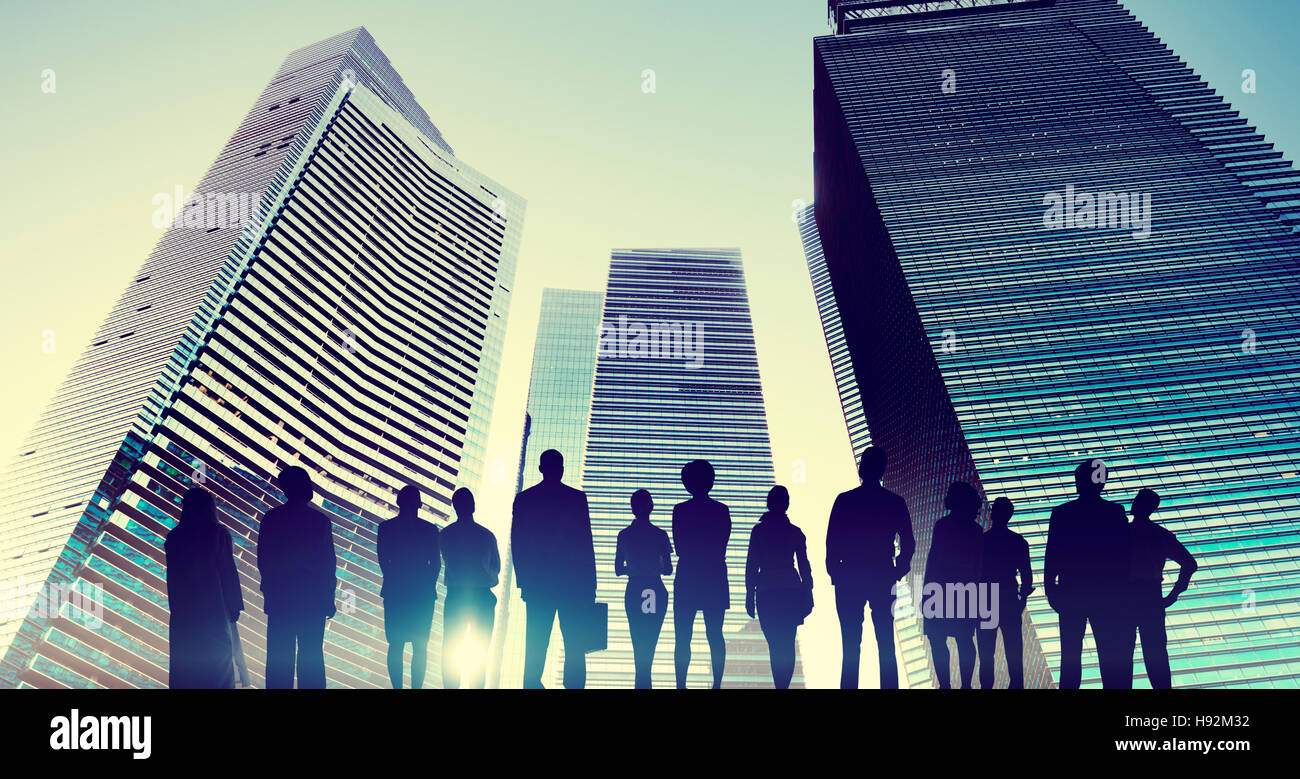 Business People Vision Strategy Aspiration Concept Stock Photo - Alamy