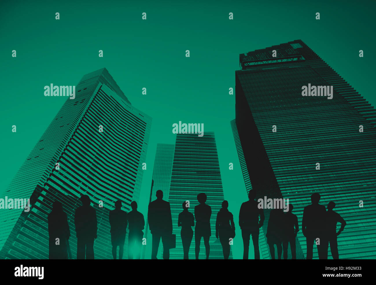 Business People Vision Strategy Aspiration Concept Stock Photo - Alamy