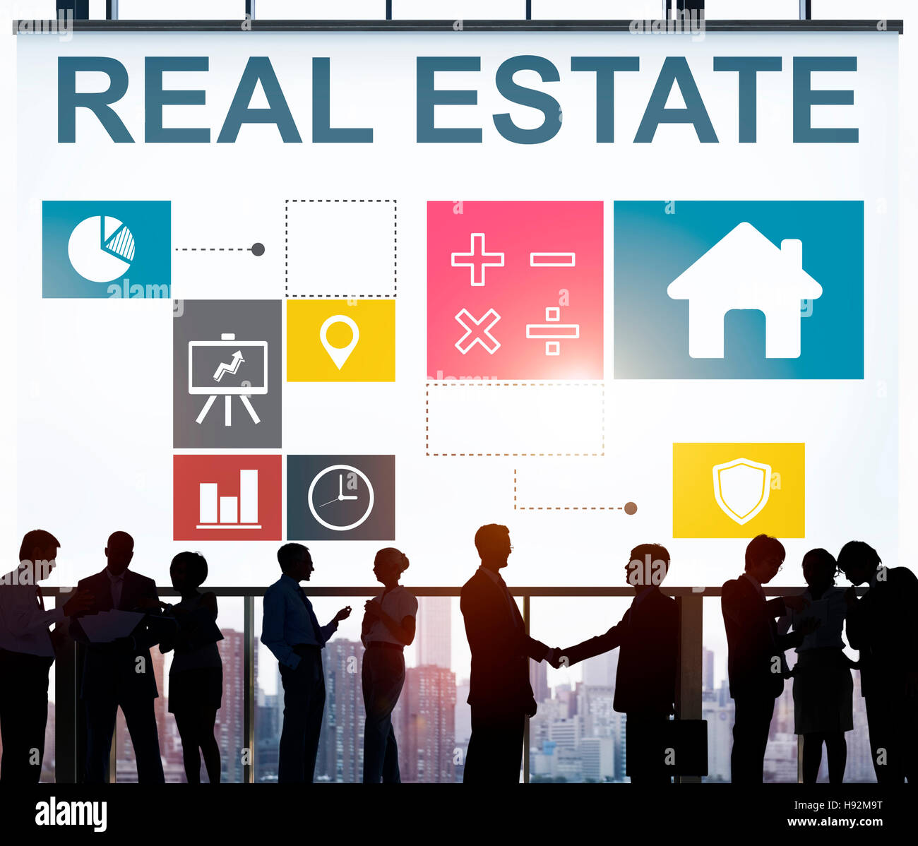 Real Estate Business Work Money Concept Stock Photo - Alamy