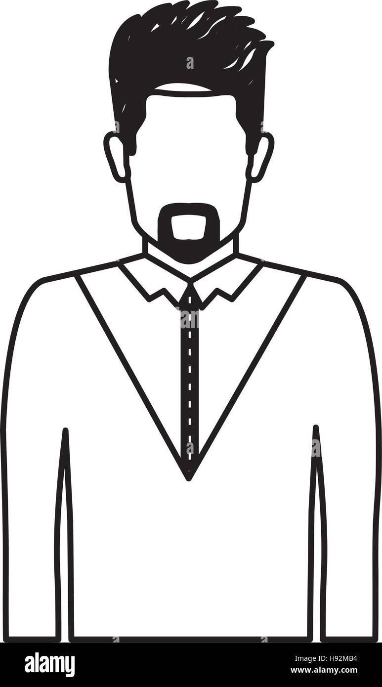 Man icon. Male avatar person human and people theme. Isolated design ...