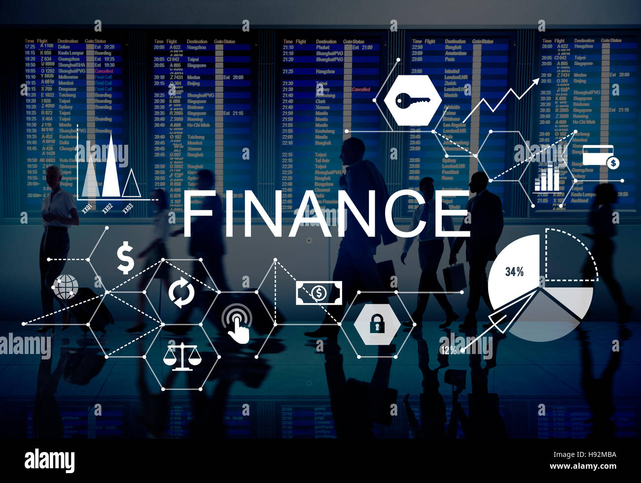 Finance Money Debt Credit Balance Concept Stock Photo - Alamy