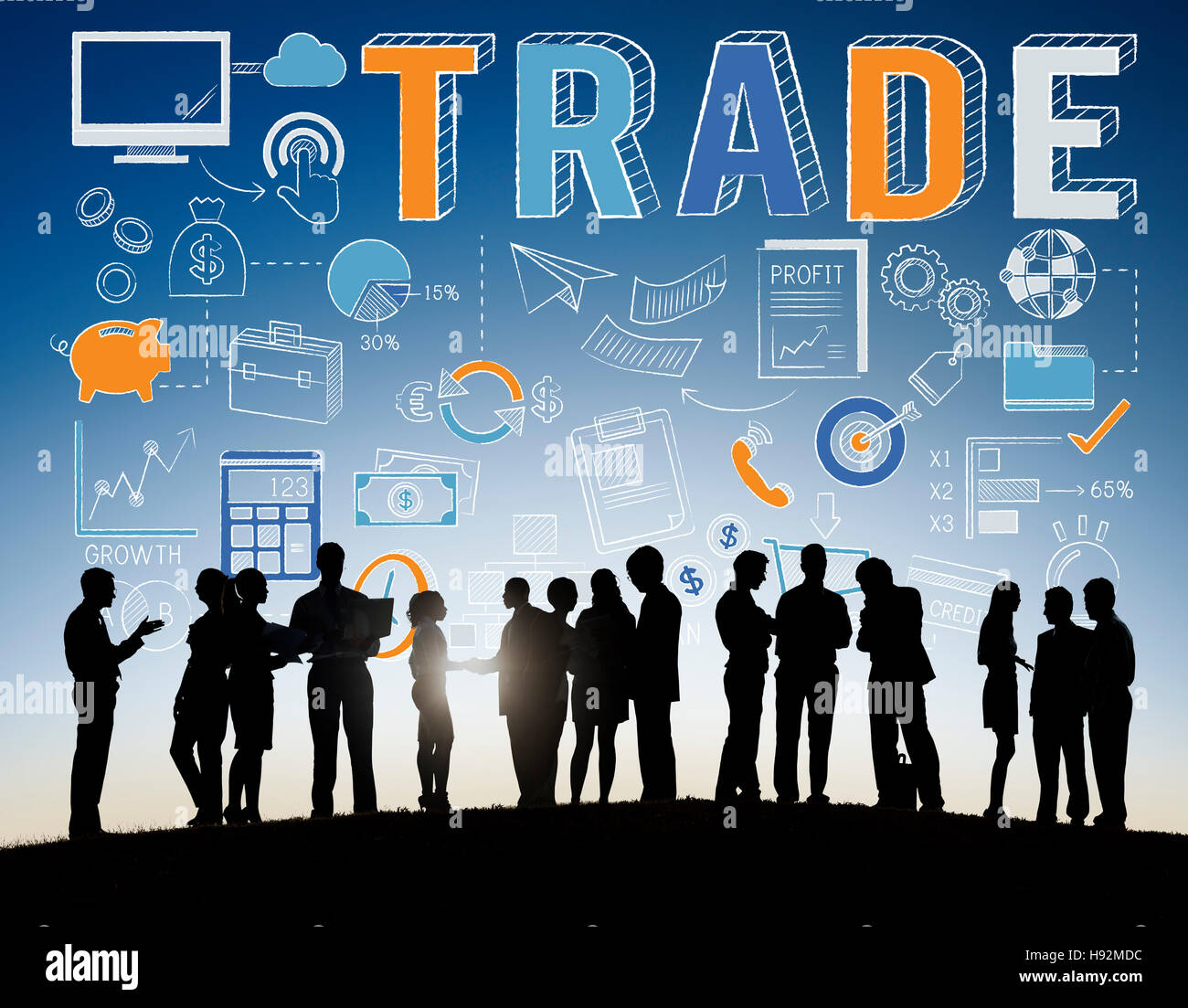 Trade Trading Commerce Deal Exchange Swap Concept Stock Photo - Alamy