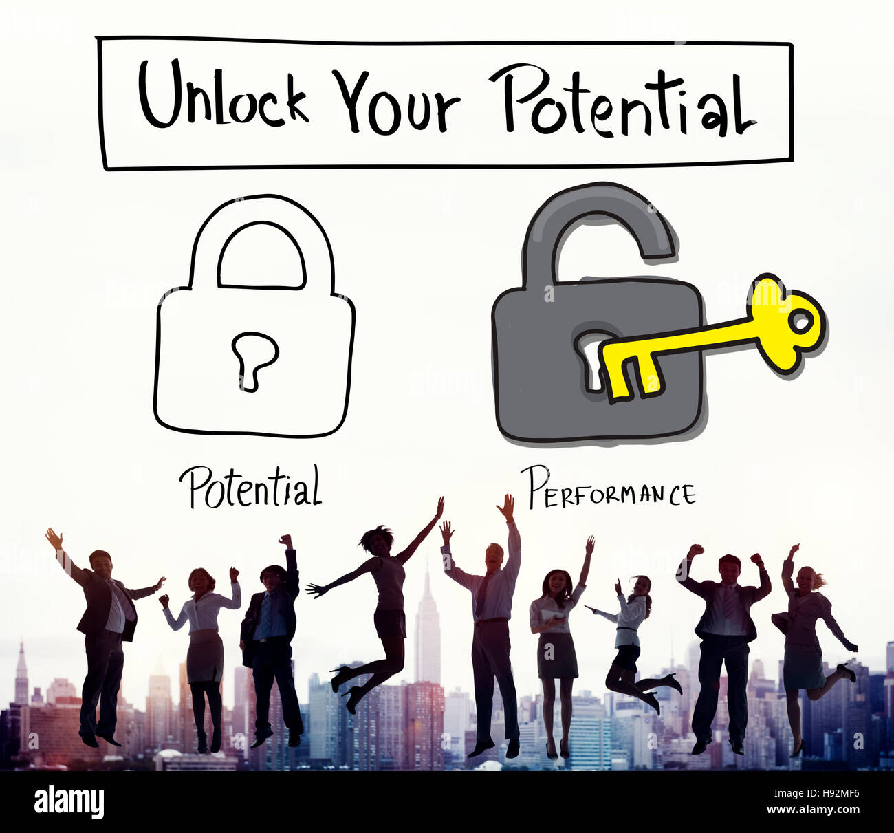 Potential Performance Ability Accomplishment Skill Concept Stock Photo ...