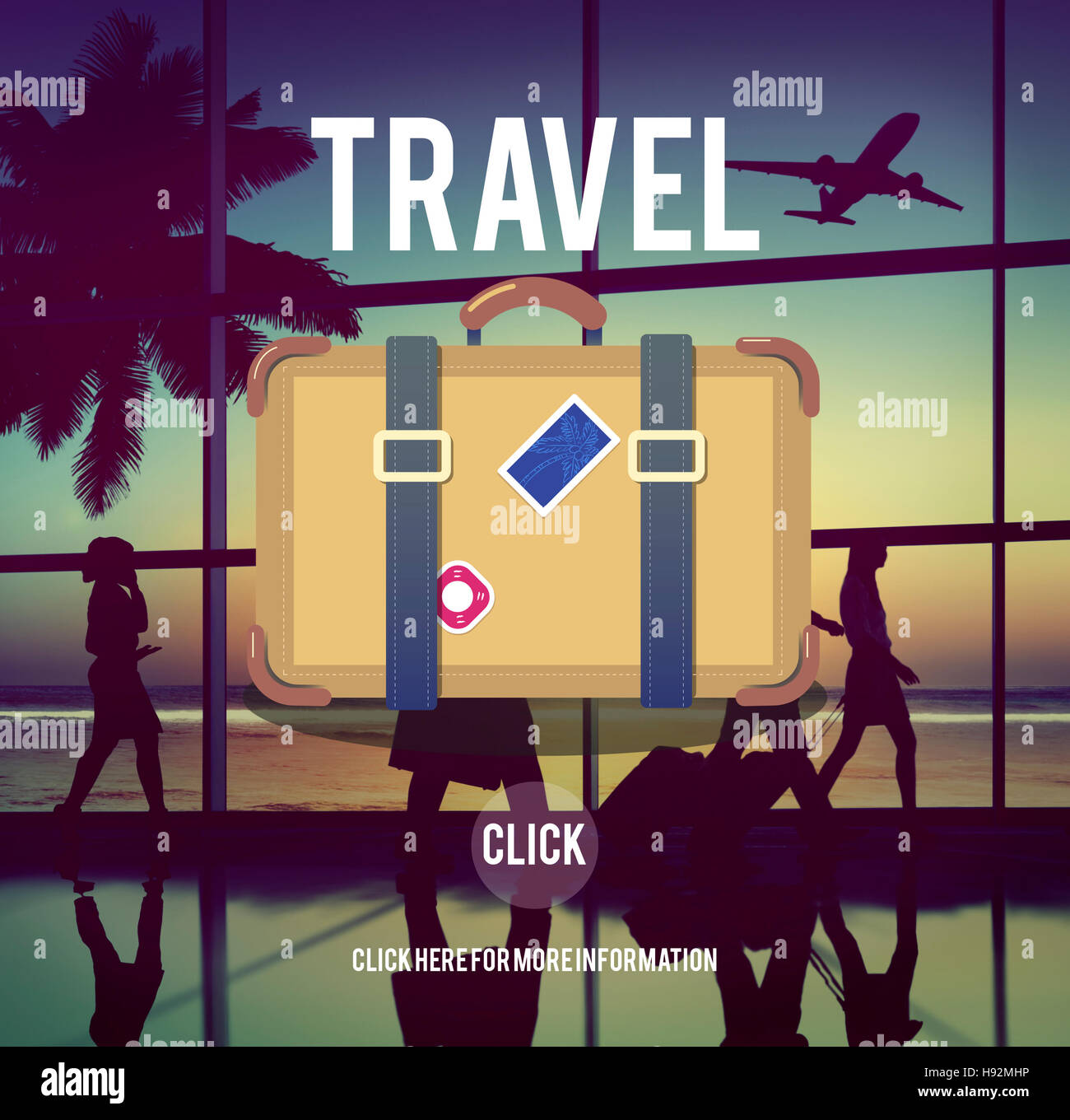 Tourism Travel Wanderlust Vacation Laggage Concept Stock Photo - Alamy