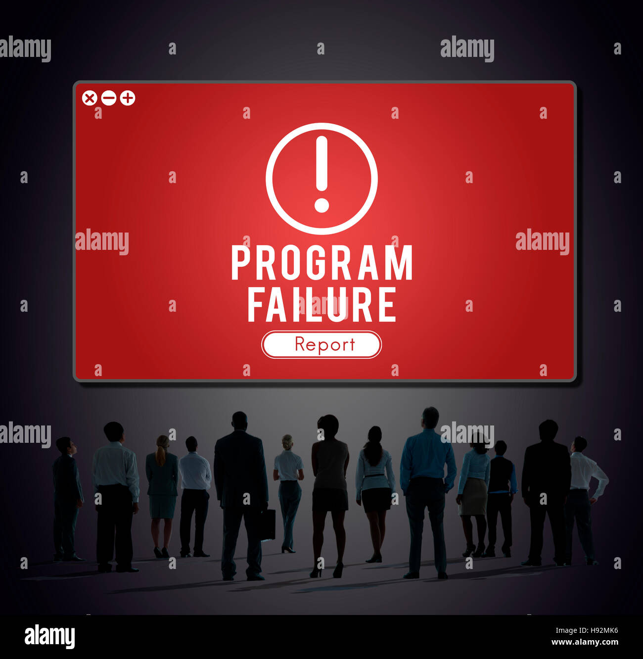 Program Failure Network Problem Technology Software Concept Stock Photo ...