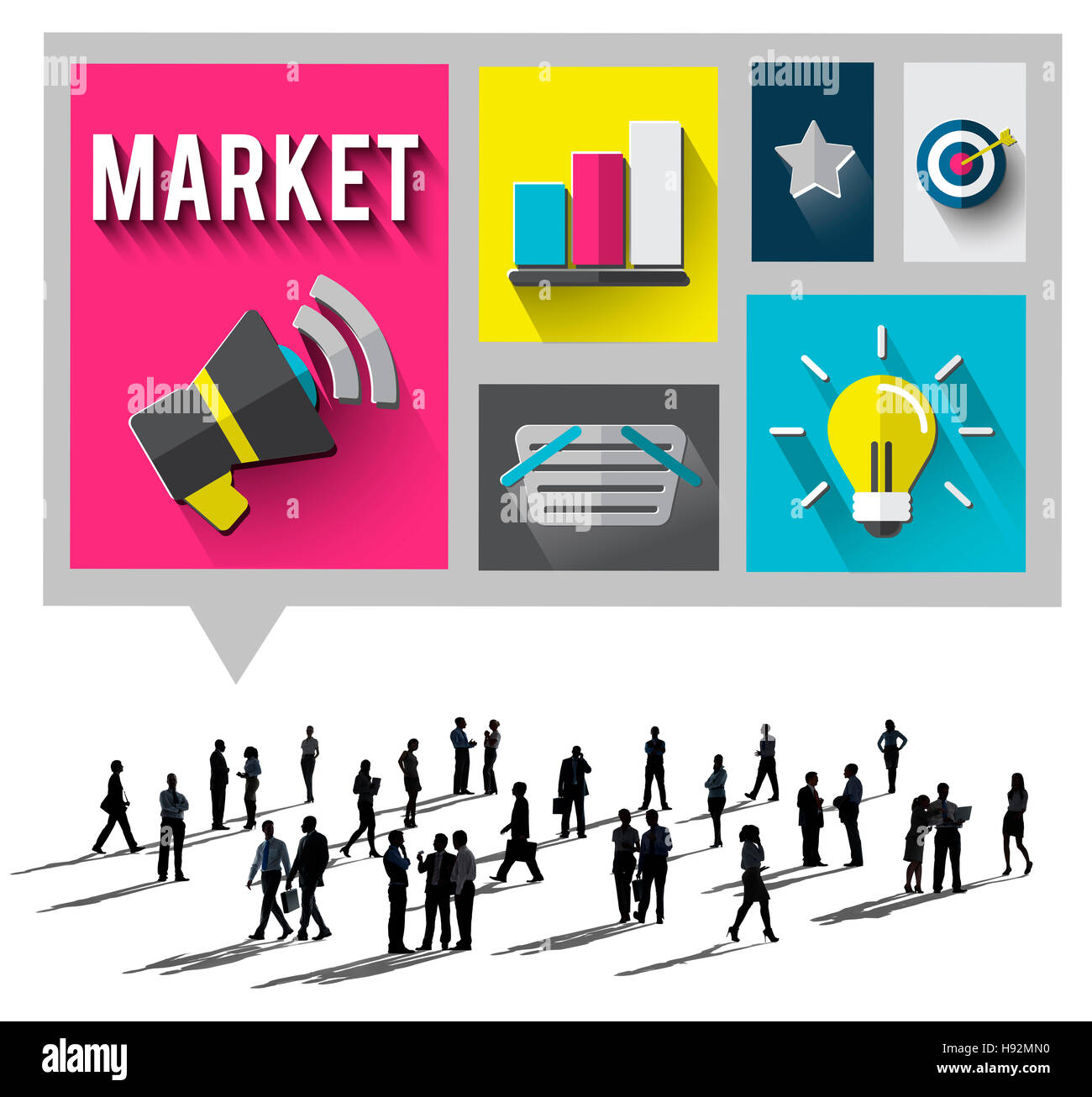 Target customer business marketing on Cut Out Stock Images & Pictures ...