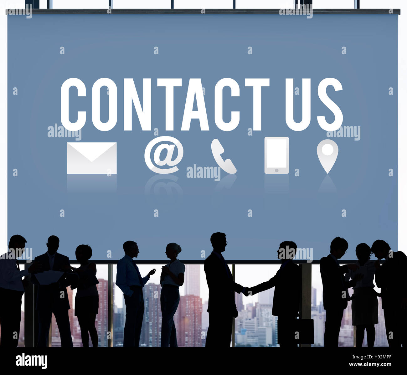 Contact Register Feedback Support Help Concept Stock Photo - Alamy