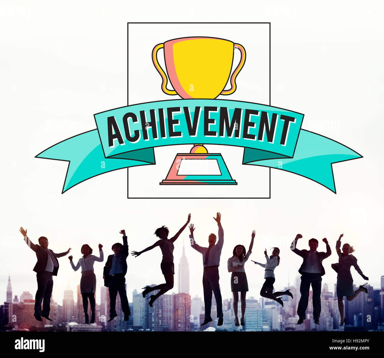 Achievement Trophy Cup Success Graphic Concept Stock Photo - Alamy