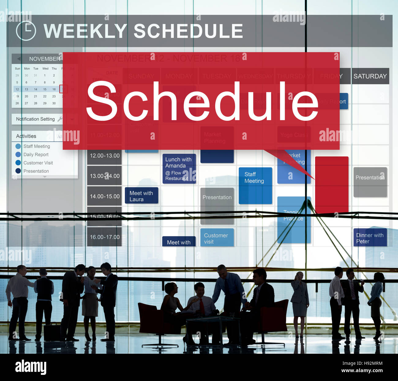 Schedule Organization Planning List To Do Concept Stock Photo - Alamy