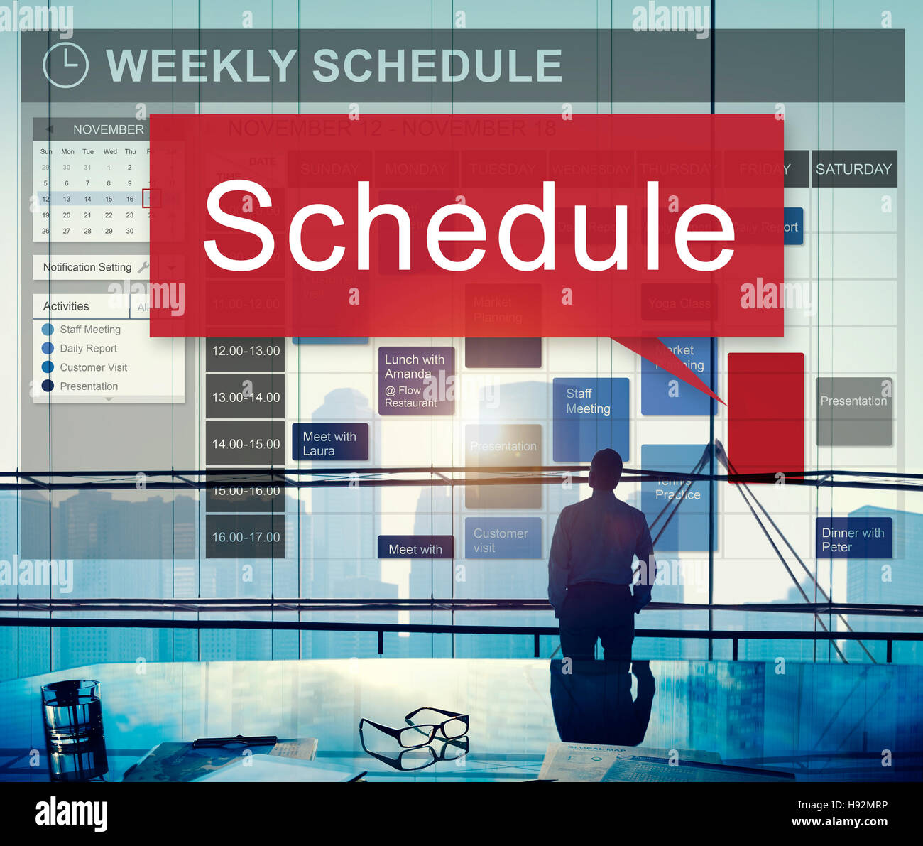 Schedule Organization Planning List To Do Concept Stock Photo - Alamy