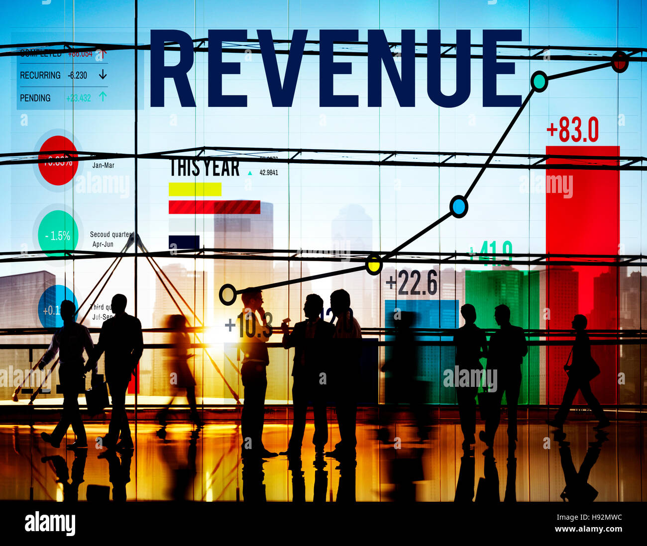 Revenue Accounting Currency Economic Concept Stock Photo - Alamy