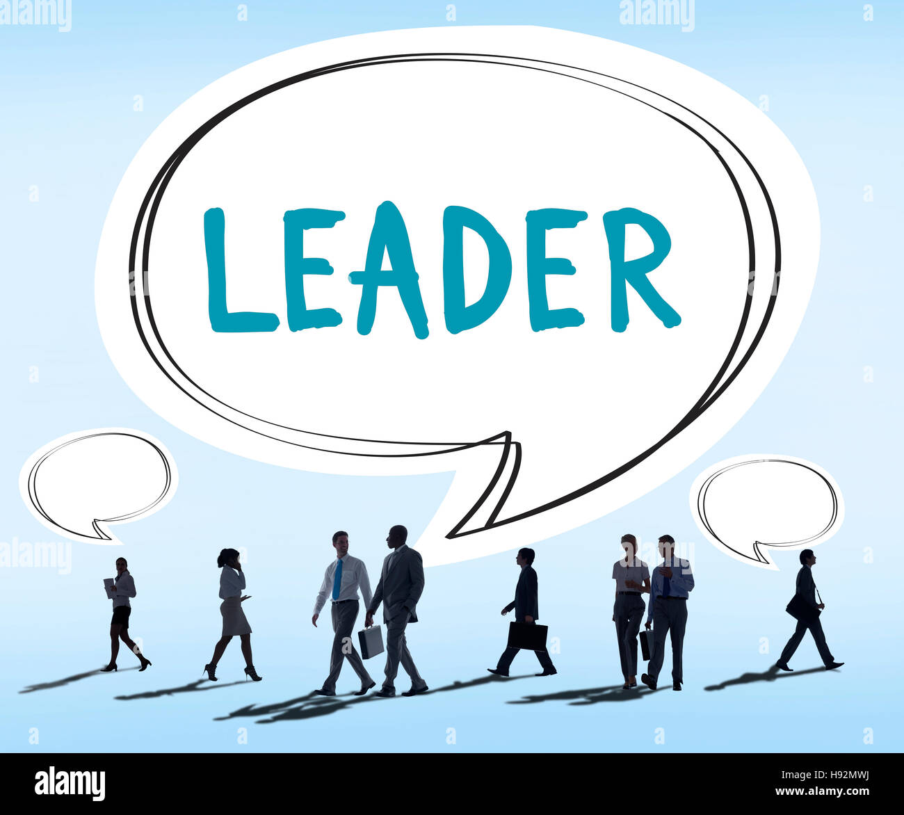 Leader Leadership Management Coaching Concept Stock Photo - Alamy