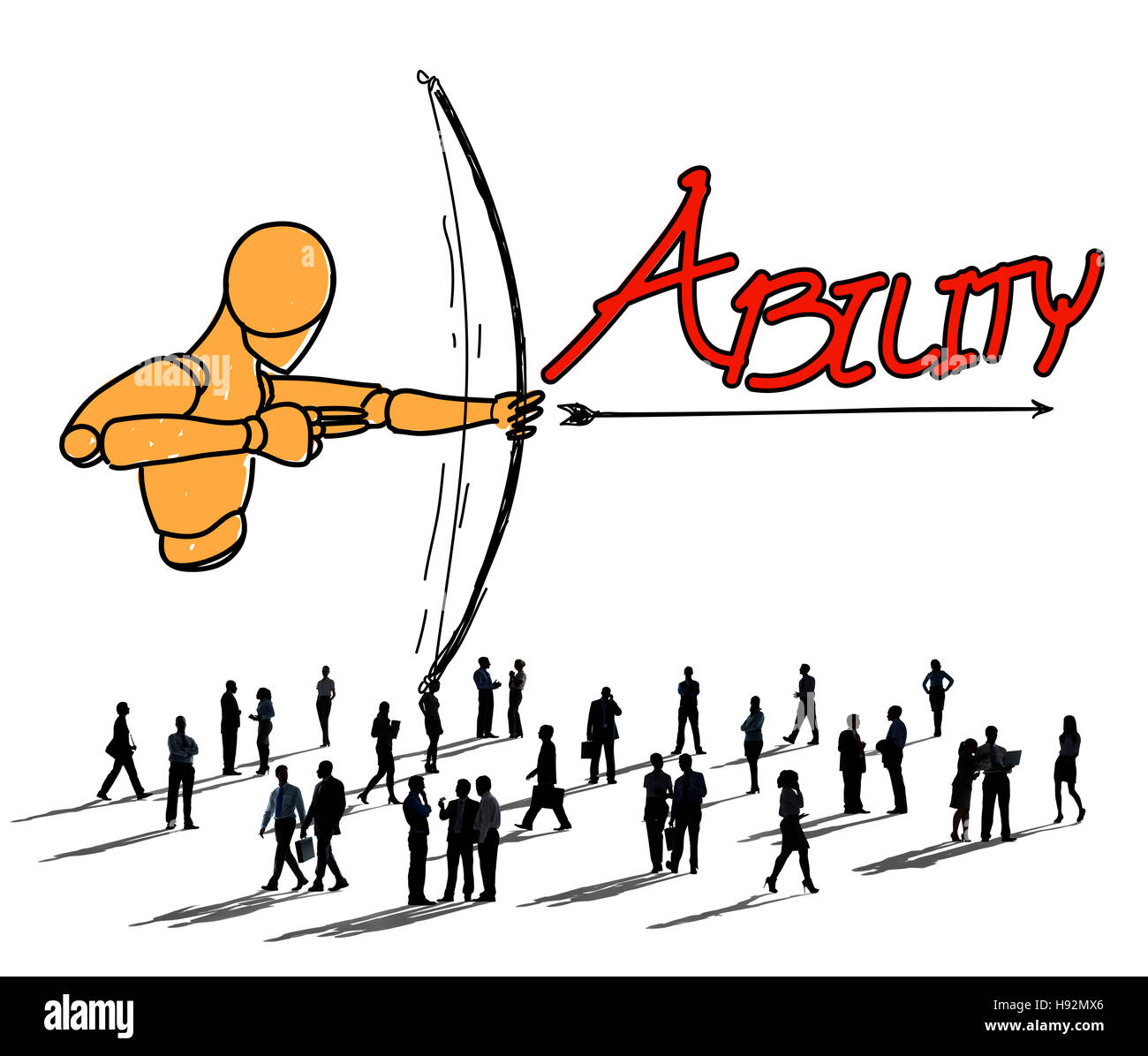 Ability illustration Cut Out Stock Images & Pictures - Alamy