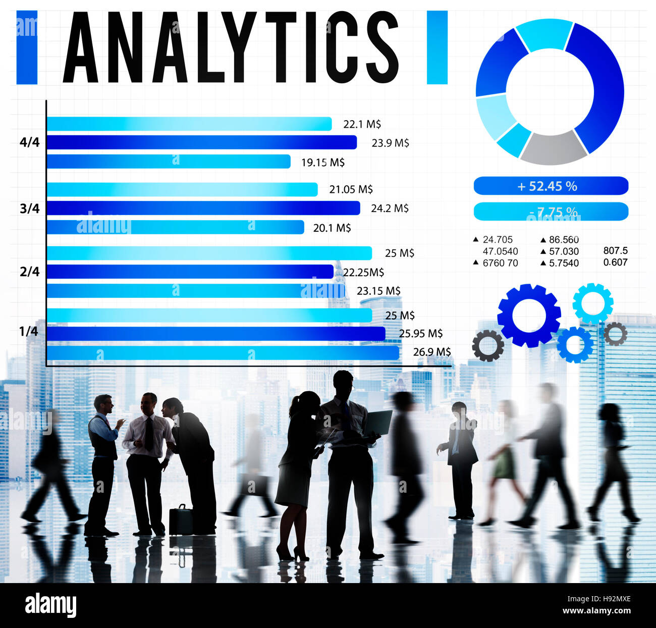 Analytics Information Statistics Strategy Data Concept Stock Photo - Alamy