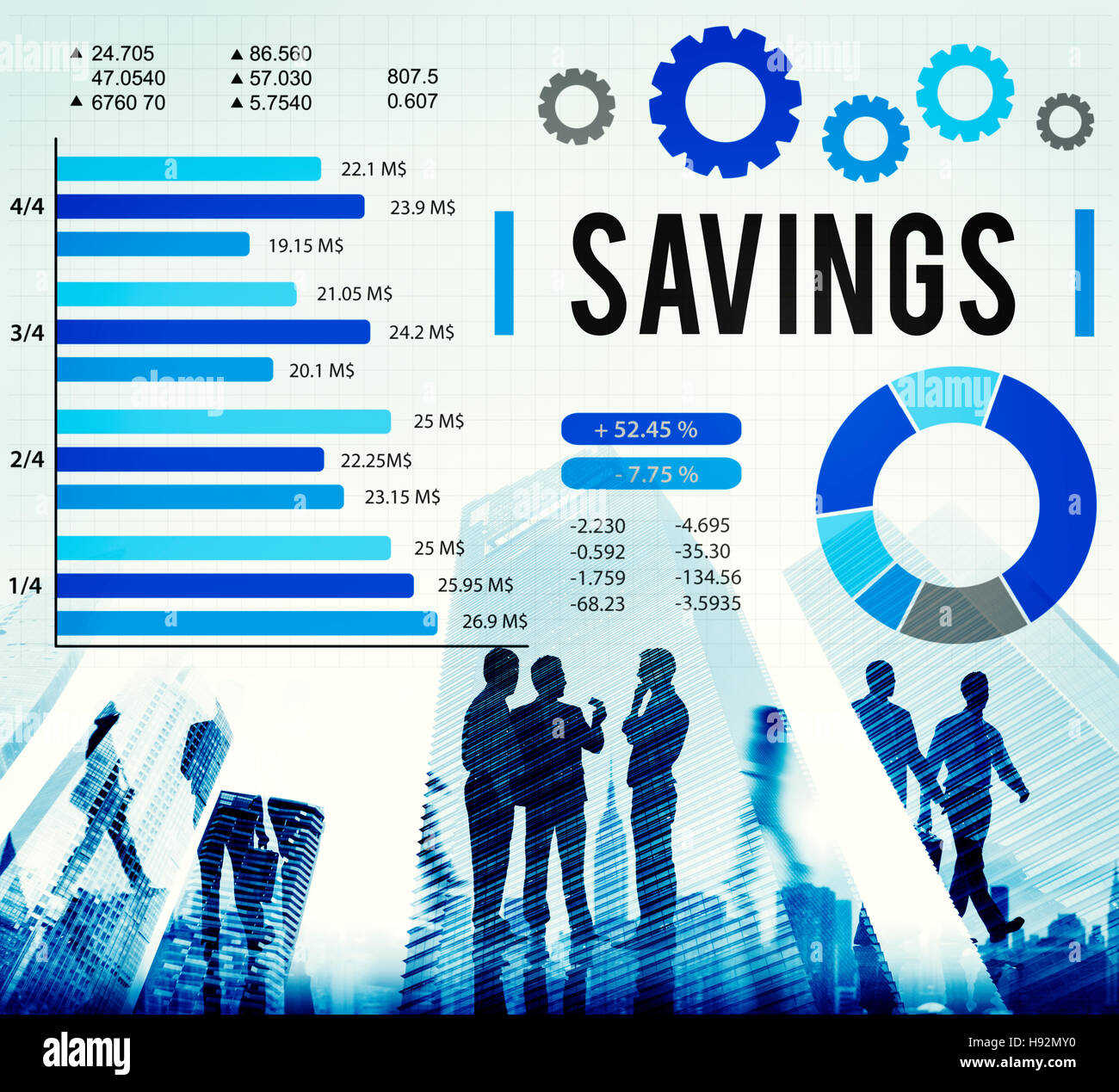 Savings Finance BudgetEconomy Money Save Concept Stock Photo - Alamy