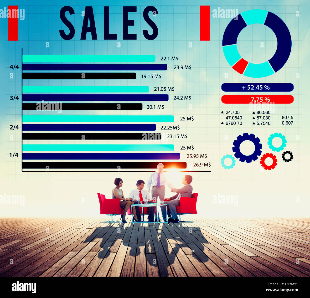 Sales Economy Financial Payment Selling Concept Stock Photo - Alamy