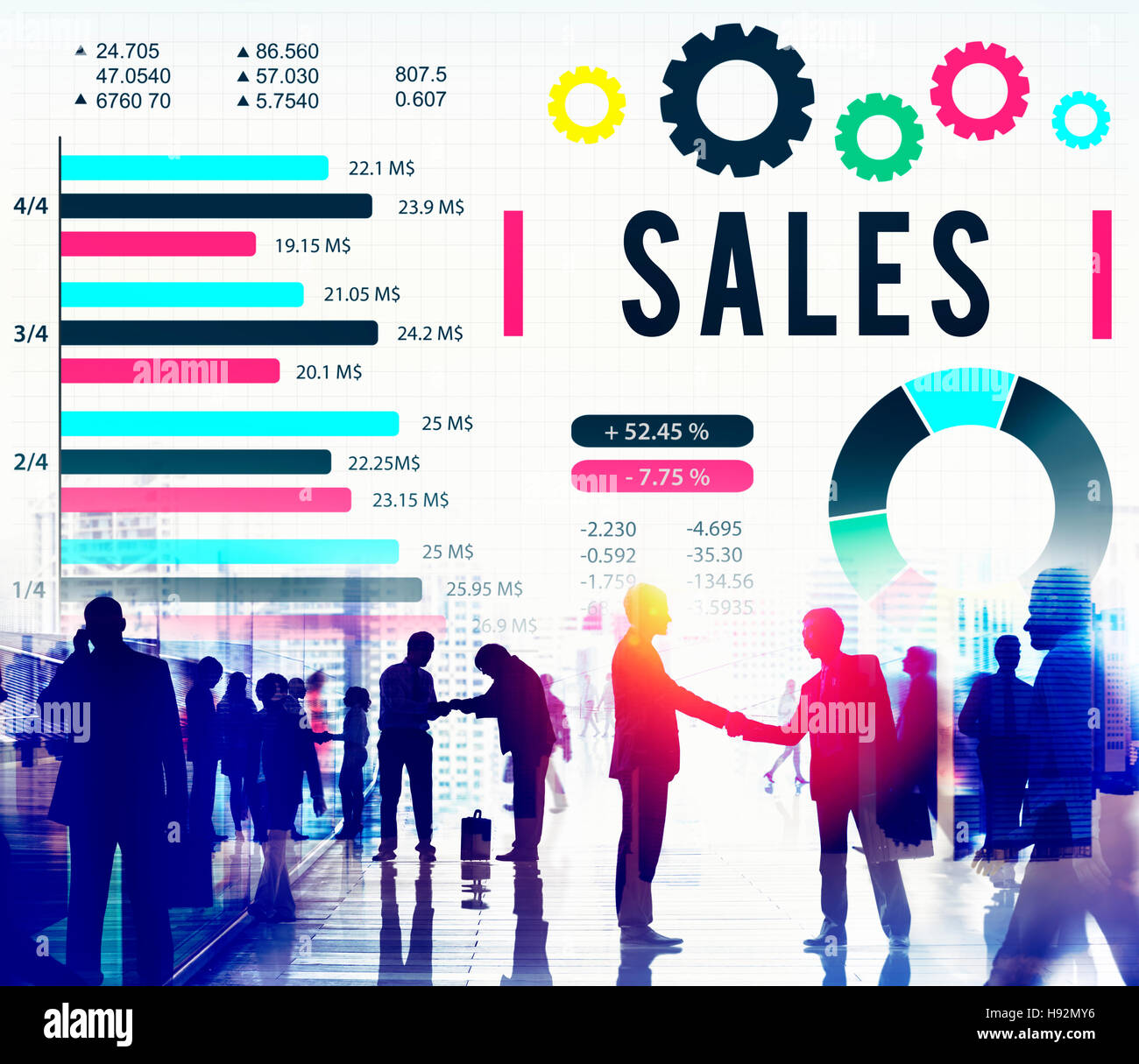 Sales Economy Financial Payment Selling Concept Stock Photo - Alamy