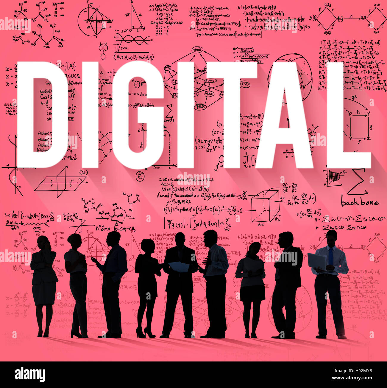 Digital Media Online Technology Innovation Concept Stock Photo - Alamy