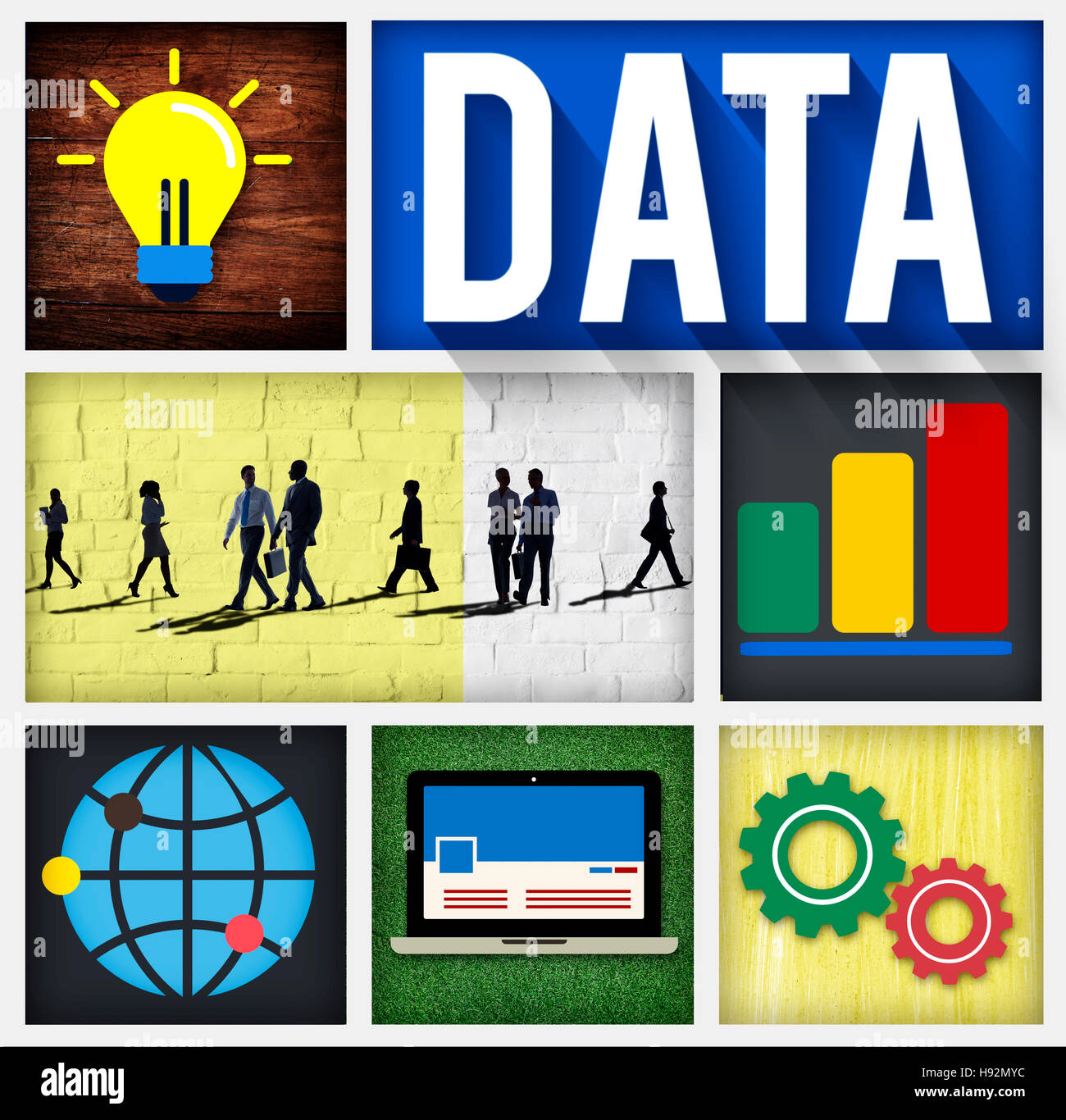 Data Storage Information Networking Connection Concept Stock Photo - Alamy