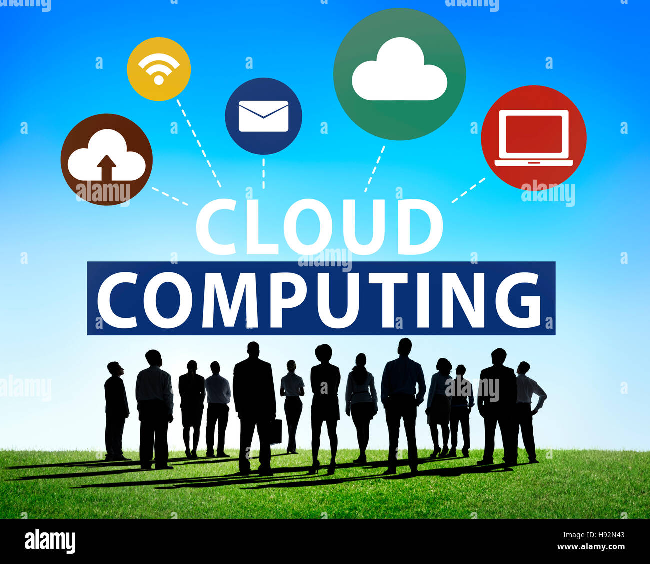 Cloud Computing Network Online Internet Storage Concept Stock Photo - Alamy